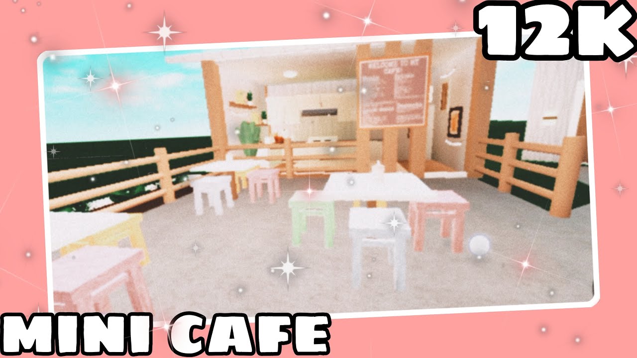 12k Mini Cafe speed build in Bloxburg! (Roblox) - YouTube