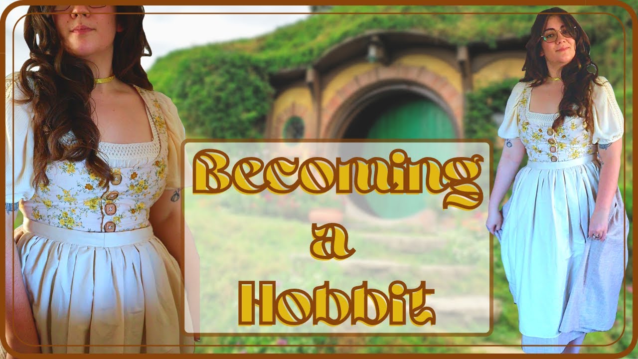 Becoming a Hobbit! Sewing a Bodice and an Apron for #HobbitGoals - YouTube