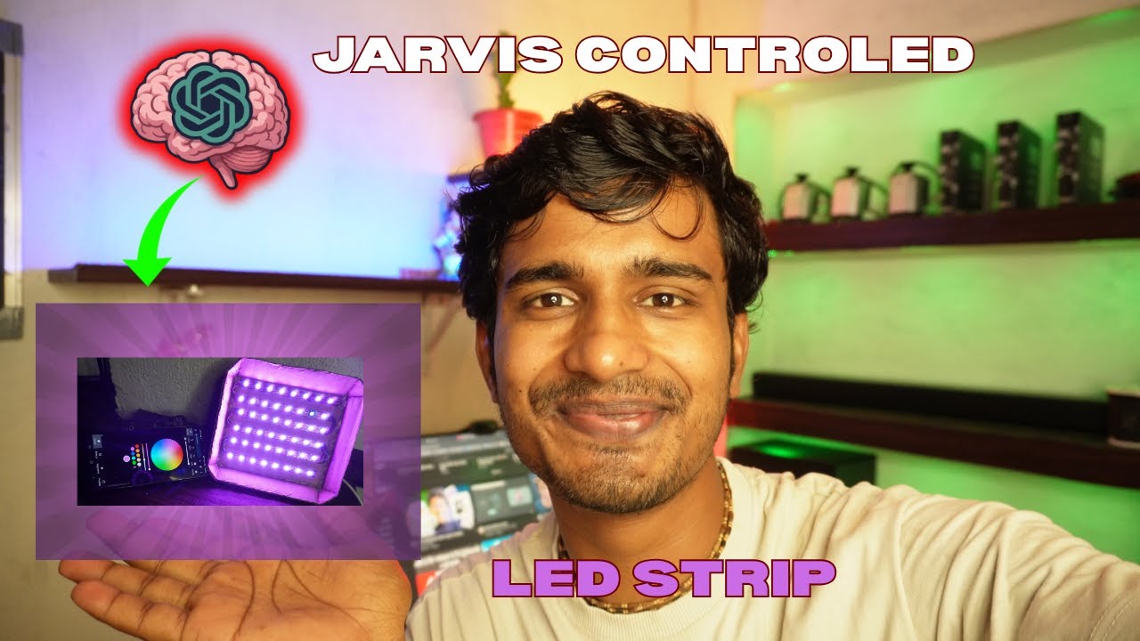 RGB Led Strip Light Controlled Using J.A.R.V.I.S || LED Strip Light ...