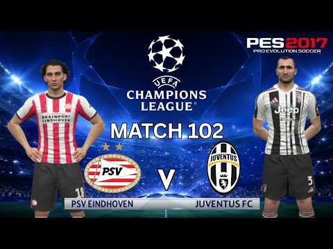 PSV Eindhoven Vs Juventus FC - Knockout 6 - Match 102 | UEFA Champions League 2026