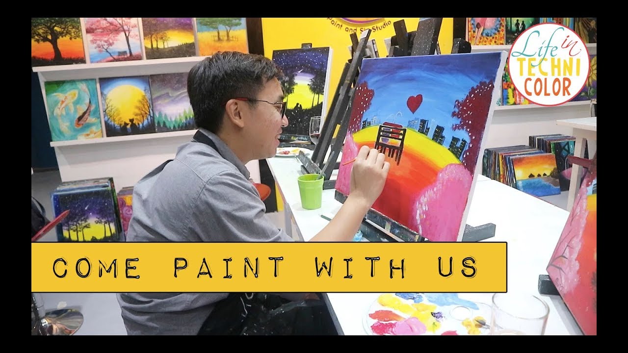 SIP AND GOGH (SUPER FUN PAINTING DATE!) - YouTube