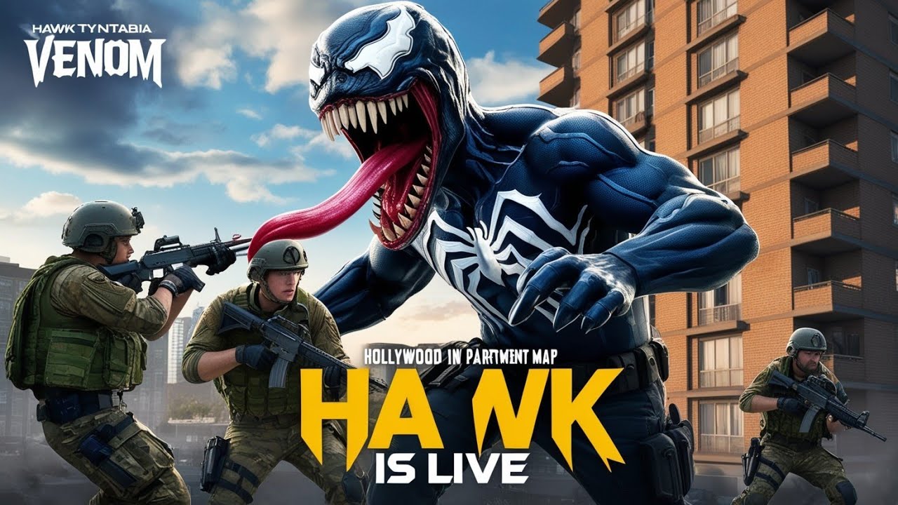BGMI Update💥 : Intense Live VENOM MODE💥 HAWK is Live #bgmilive #bgmi # ...
