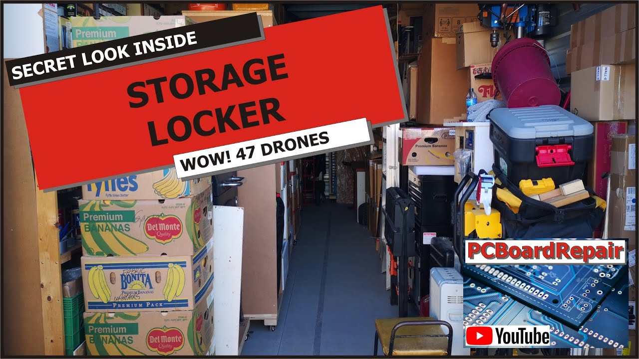47 Drones A Look Inside My Storage Locker - YouTube