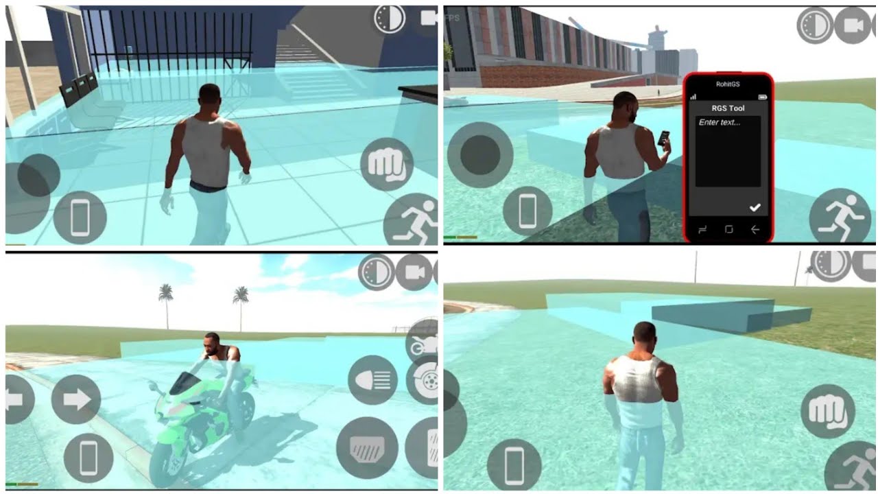 Water props+drone featured cheat code🤑 Indian bike driving 3D ll new update ll Drone future ll ...