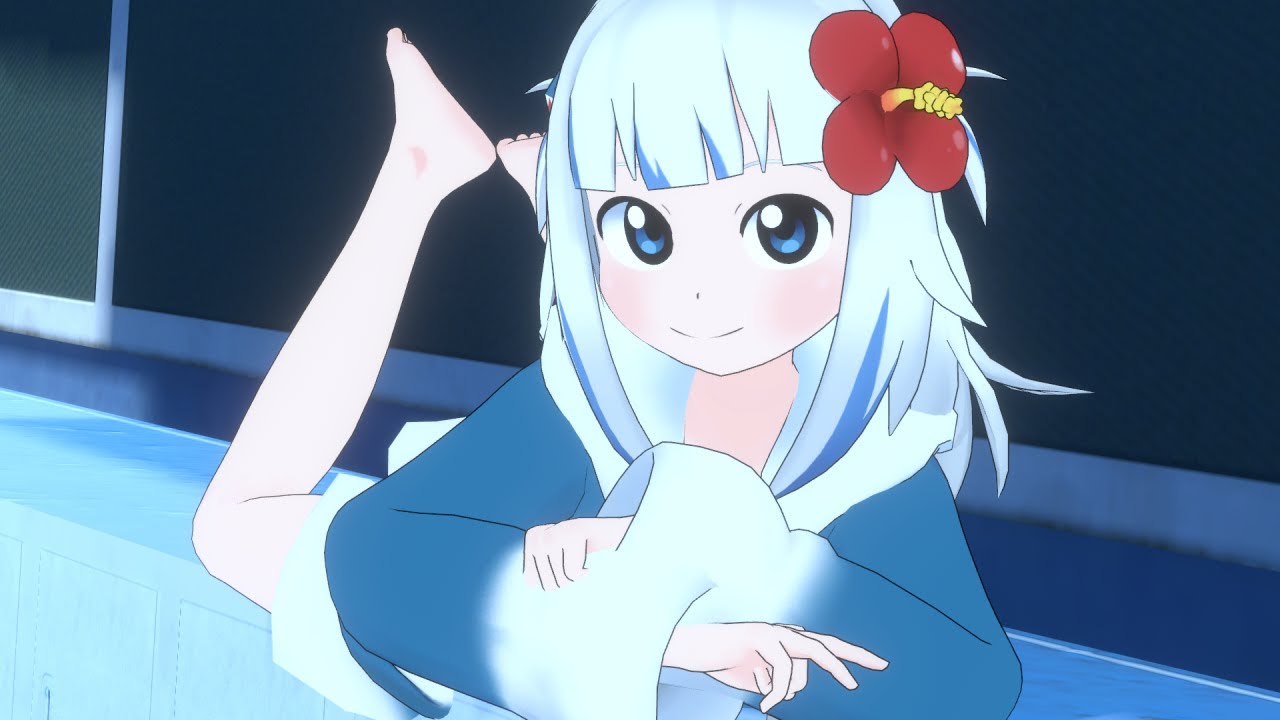 Super Optimized Gawr Gura VRchat Avatar for Potato PC and Quest - YouTube