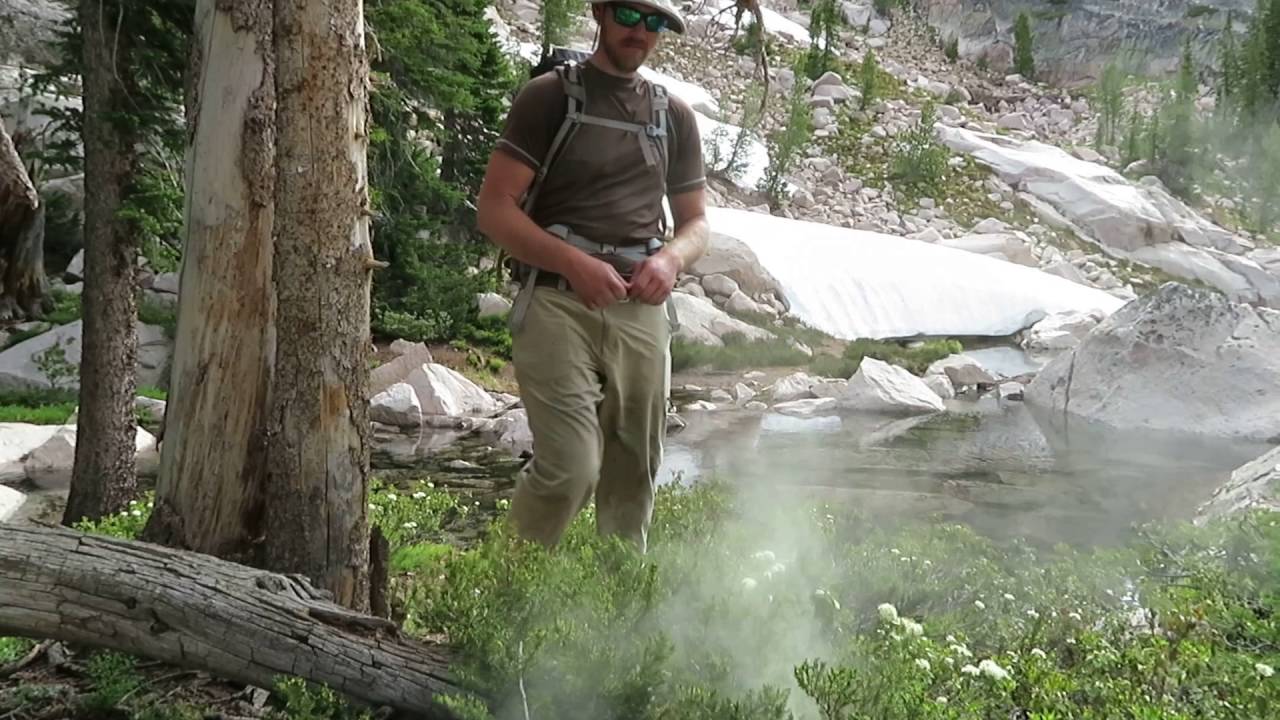 Kicking juniper, pollen explosion - YouTube