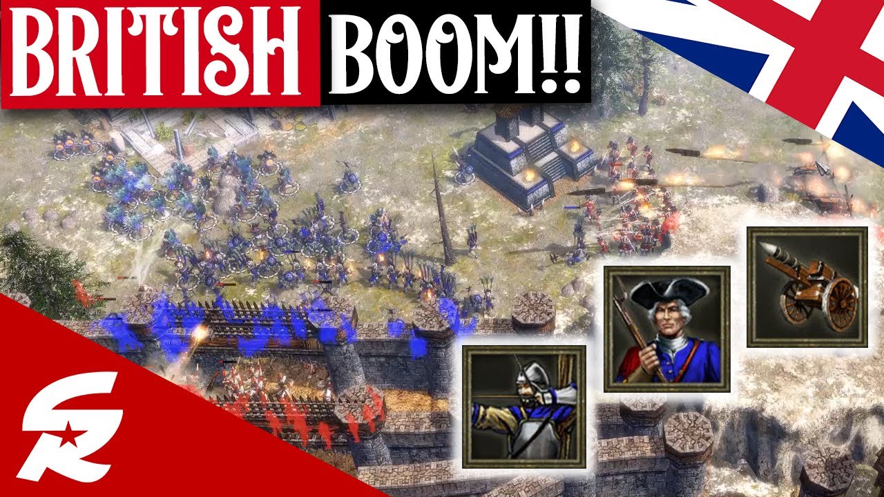 OP British Manor BOOM & TURTLE!! | Strategy School | Age of Empires III ...