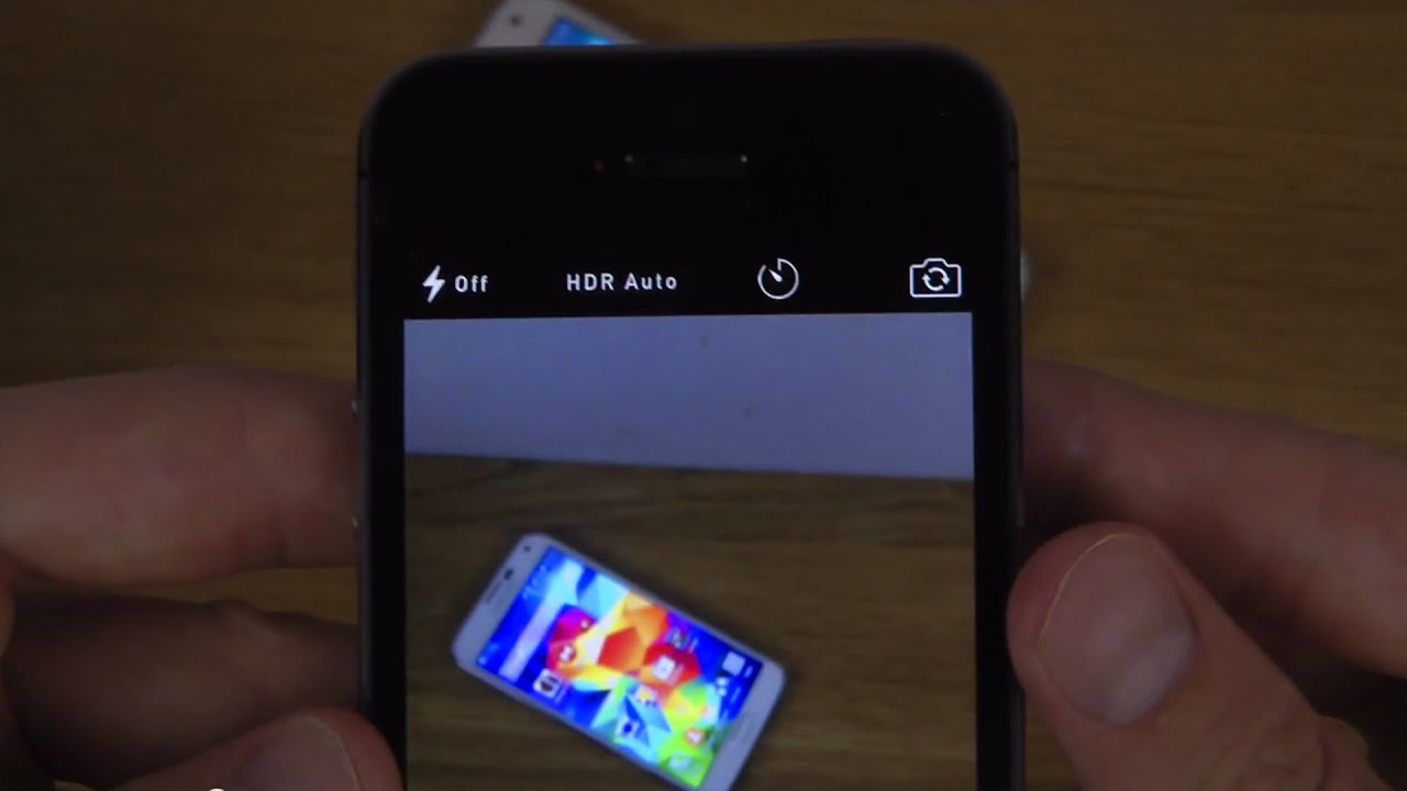 iPhone 5S iOS 8 - Camera Self Timer Review - YouTube