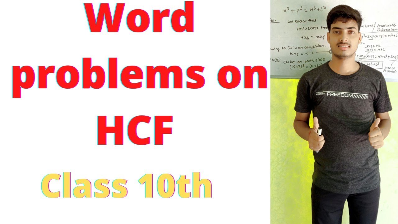 Word problems on HCF || class 10th || Math || - YouTube