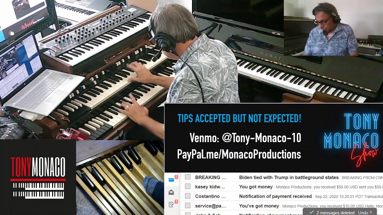 Tony Monaco Show! 09/22/20 - YouTube
