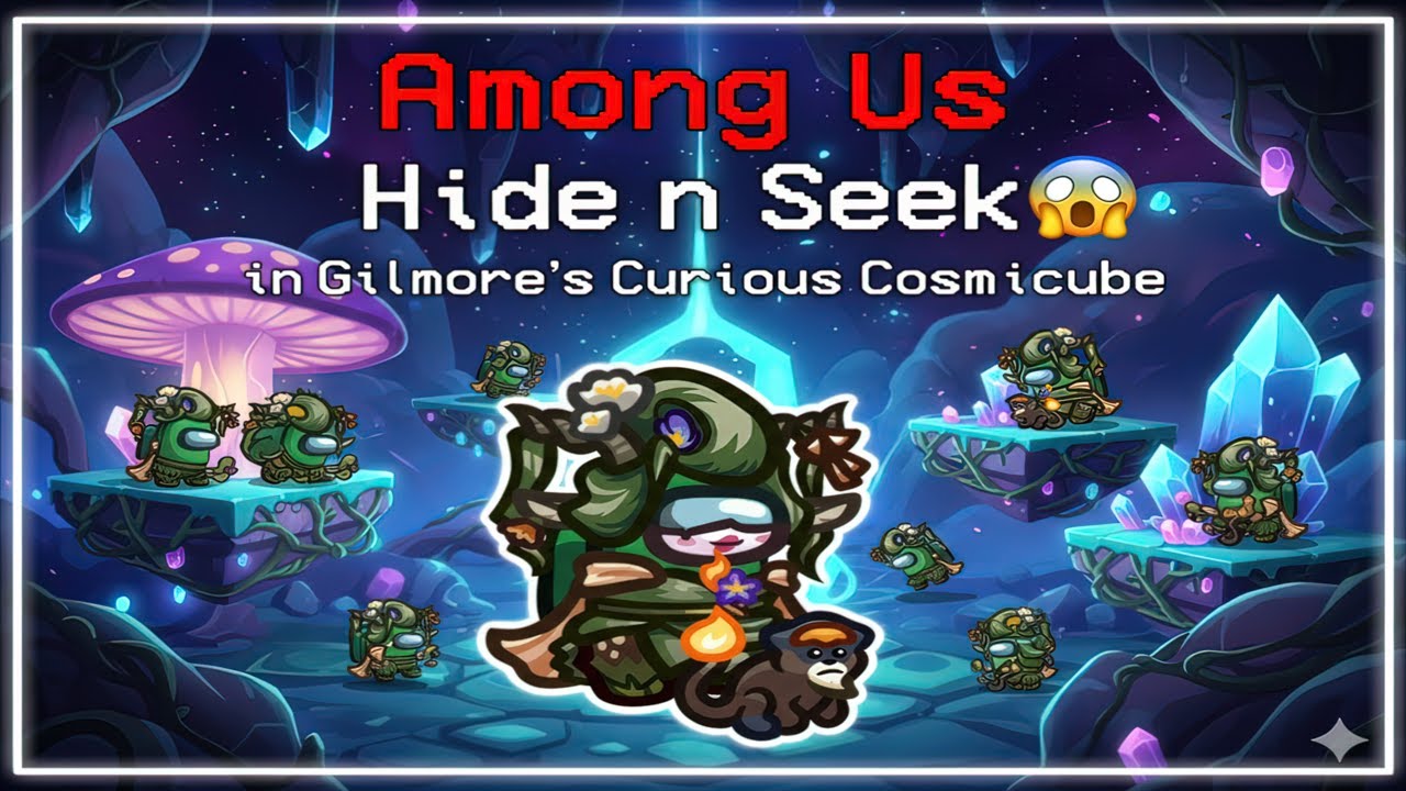 Among Us Hide n Seek in Gilmore’s Curious Cosmicube 😱 - YouTube