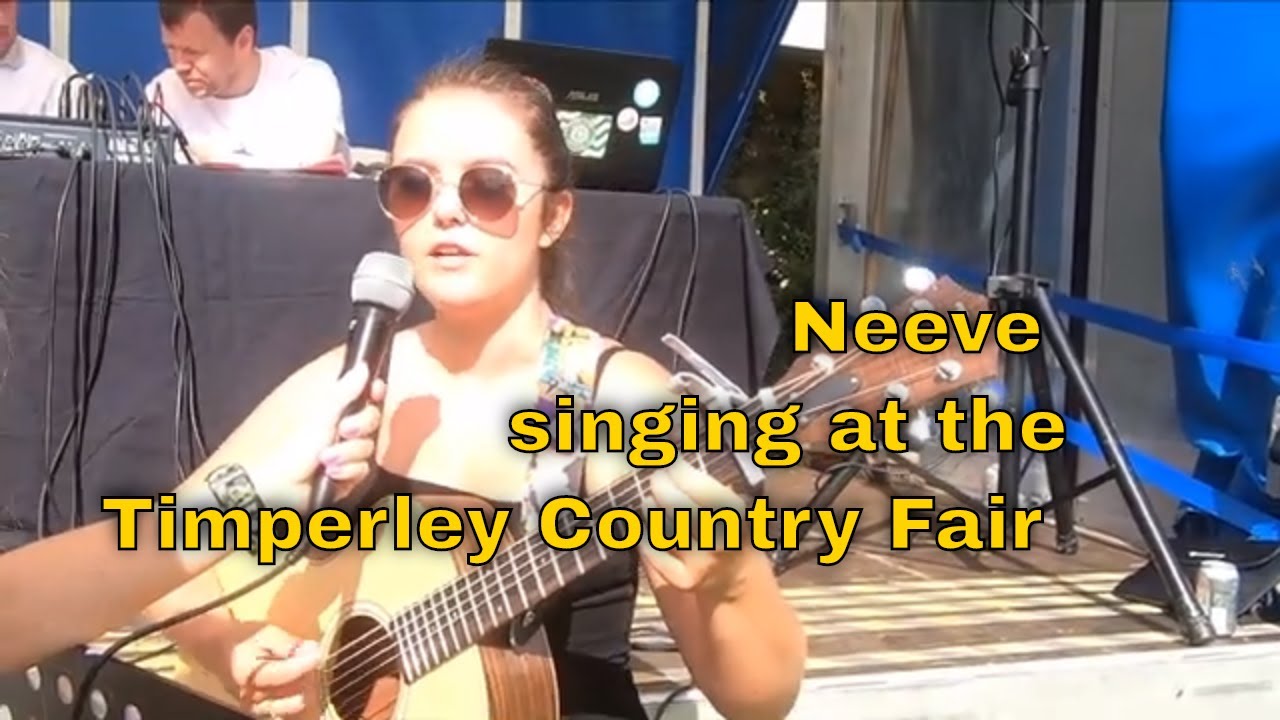 Neeve singing at the Timperley Country Fair - YouTube