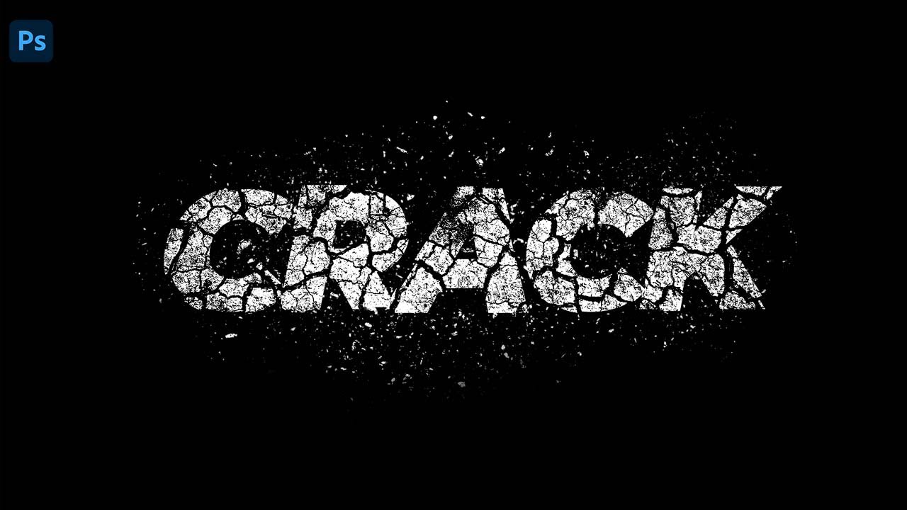 How to Create Broken Text Effect | Photoshop - YouTube