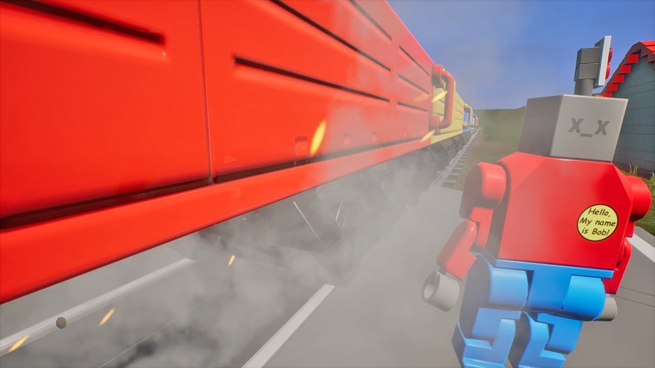 MASSIVE LEGO Train Wrecks #102 - Brick Rigs Gameplay - Lego Toy ...