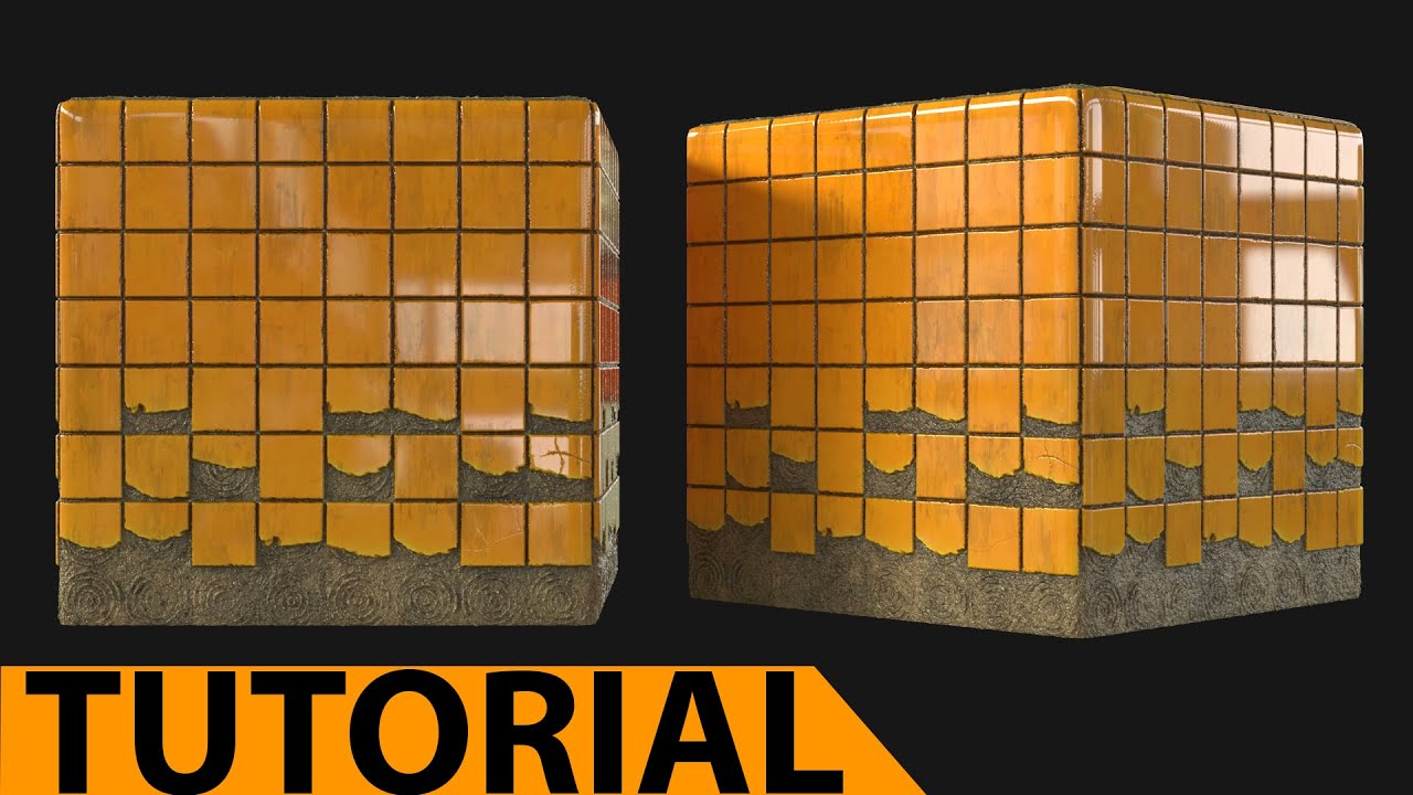 Broken Tiles - Substance 3D Designer - YouTube