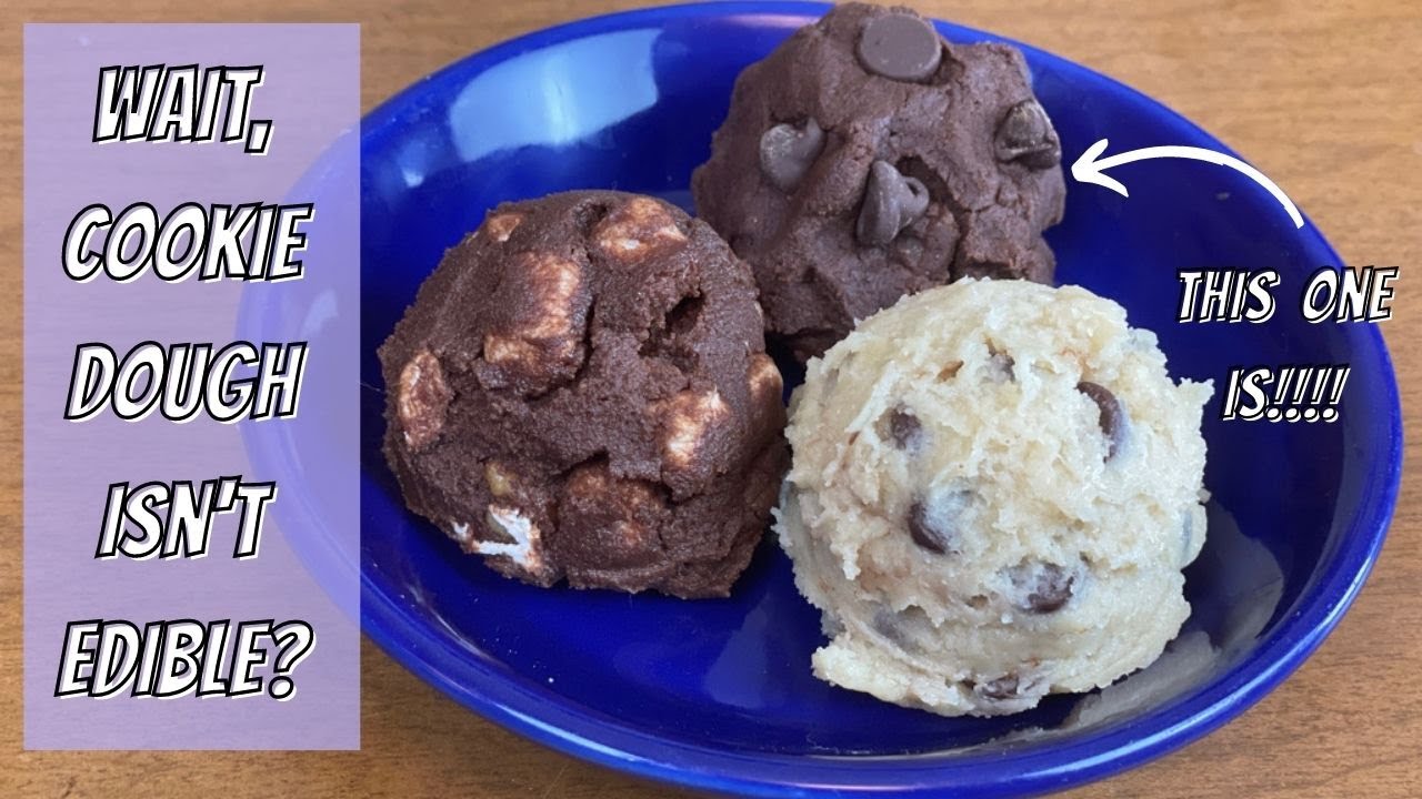 EASY EDIBLE COOKIE DOUGH RECIPE - 3 Flavors | Clumsy Cakes - YouTube