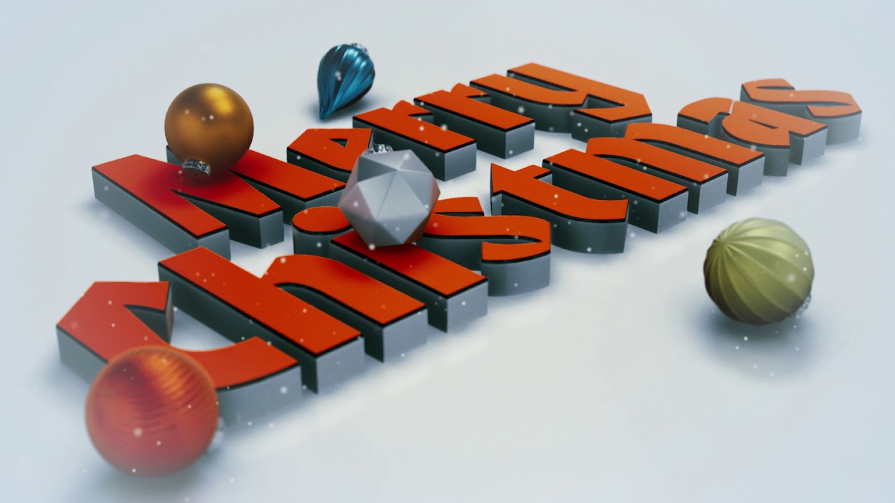 Merry Christmas 2018 | Motion Graphics Animation | Royalty Free - YouTube