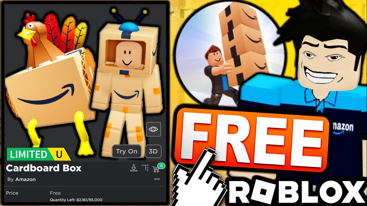 FREE UGC LIMITEDS! HOW TO GET Cardboard Turkey Box Head & The Big Game ...