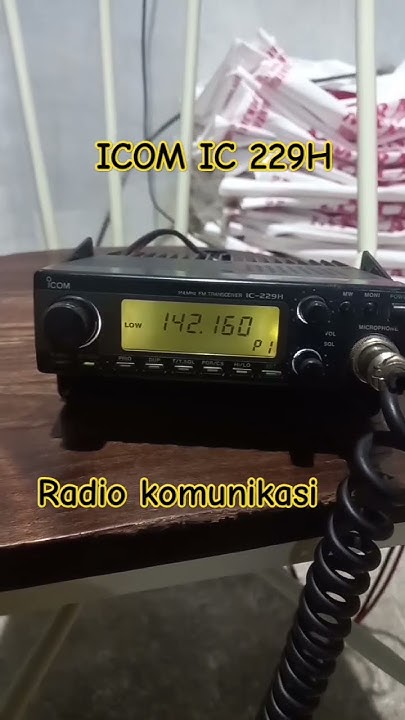 radio rig icom ic 229h #antenaradio #radiokomunikasi - YouTube