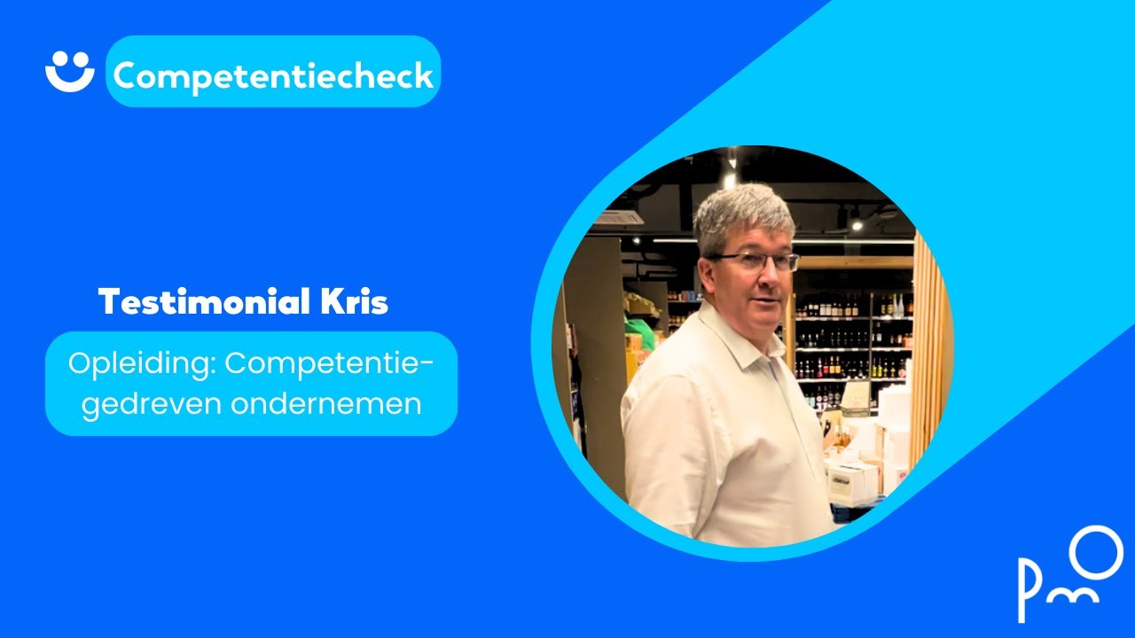 Zelfstandige supermarktuitbater Kris vertelt over zijn ervaring met PMO-opleiding ...