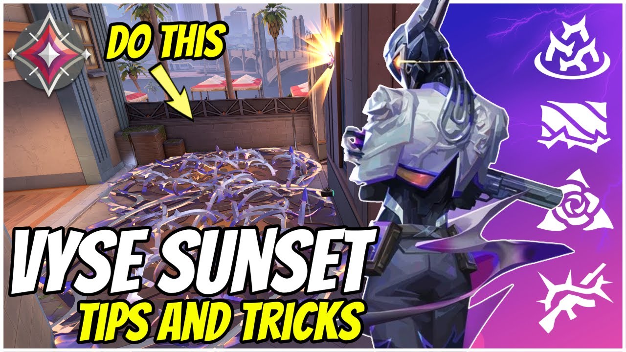 Vyse Sunset Lineups and Setups - Tips and Tricks Valorant - YouTube