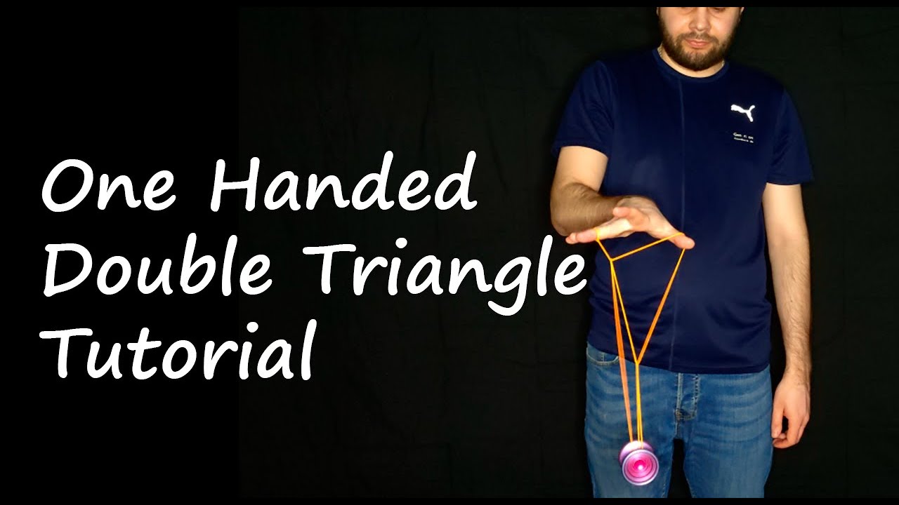 HOW TO DO YOYO TRICK "ONE HANDED DOUBLE TRIANGLE" TUTORIAL - YouTube