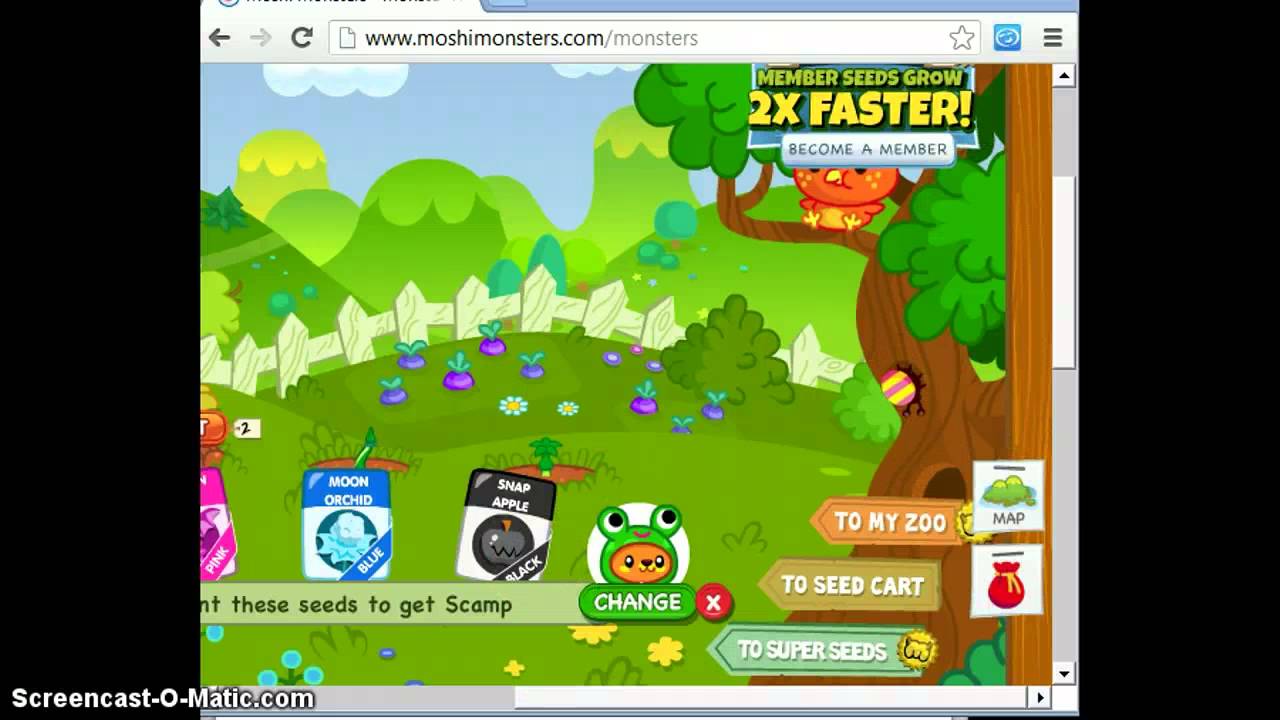 moshling seed codes 2013-2014 - YouTube