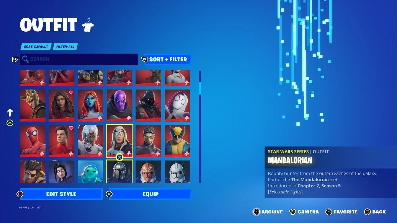 Fortnite locker tour part 4 - YouTube