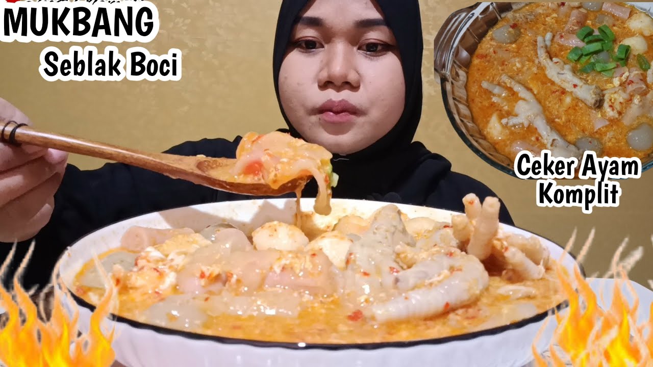 Terfavorite Seblak Boci Mercon Komplit Ceker Ayam Bakso Ayam Sosis