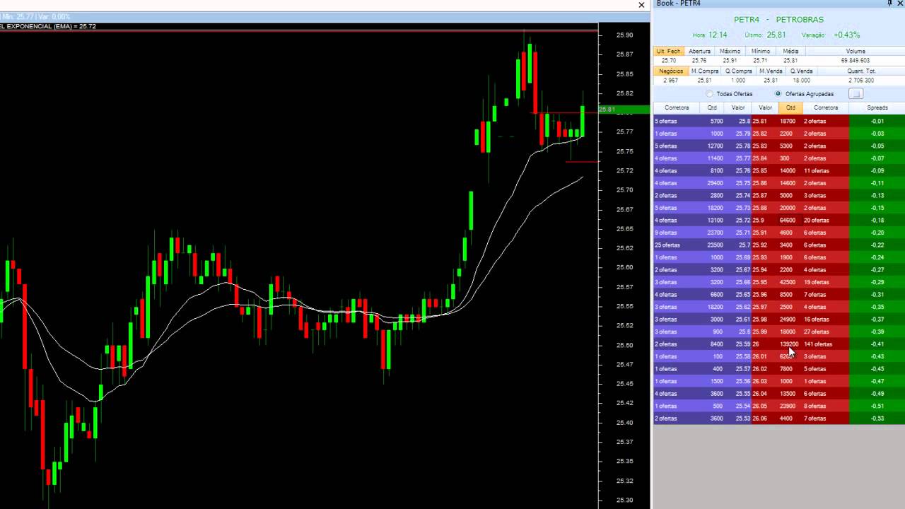 Day Trade na Petrobrás PETR4 - Curso Day Trade (Day Trading) - YouTube
