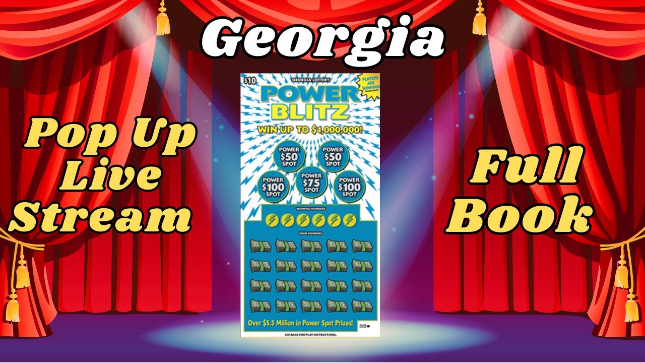 New Georgia $10 "Power Blitz" Scratch Off Tickets - YouTube