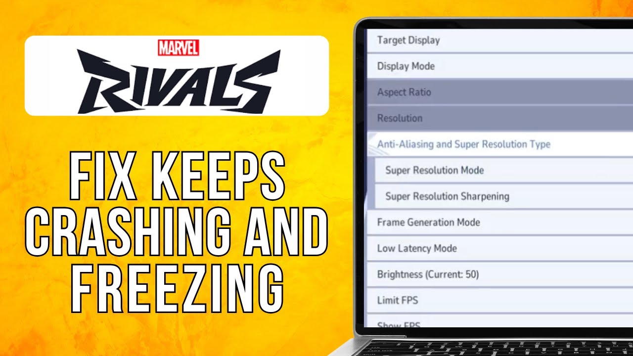 How To Fix Marvel Rivals Keeps Crashing & Freezing (2025) Quick Guide ...