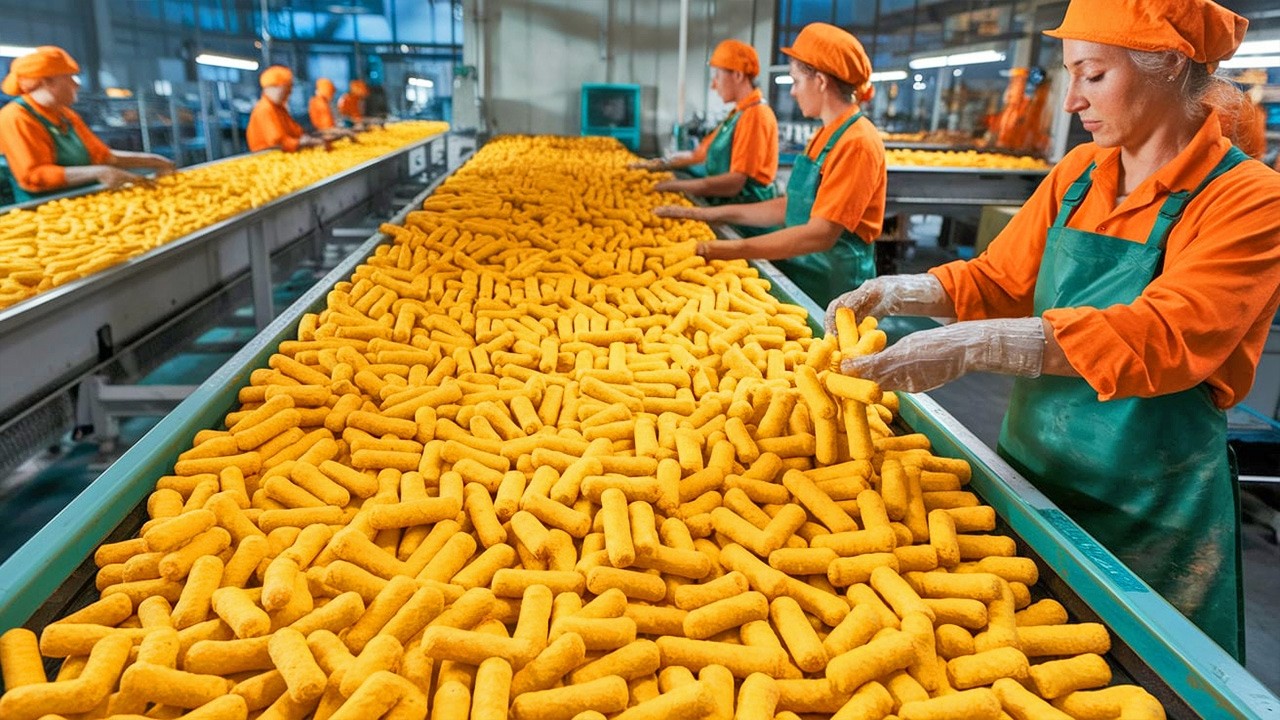 How It's Made: Cheetos, Doritos & Pringles - YouTube