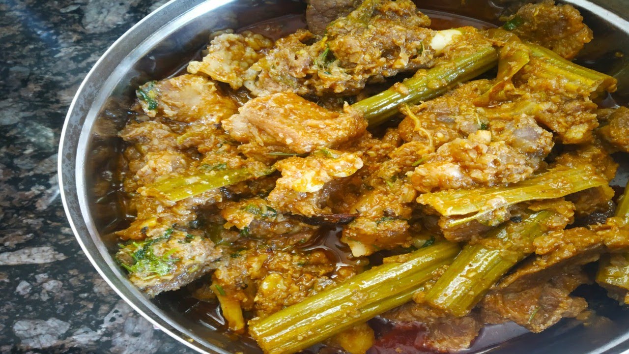 Mulakkaya mutton Curry || Drumstick Mutton gravy curry || ములక్కాయ మటన్ ...