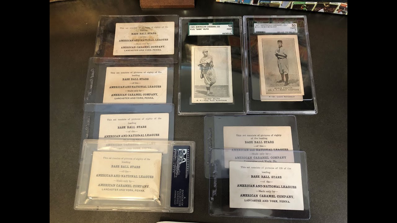 1921-1922 E121 American Caramel Co. *VISUAL IDENTIFICATION GUIDE* - YouTube