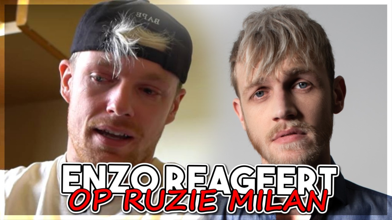 ENZO KNOL REAGEERT OP RUZIE MET MILAN KNOL! - YouTube