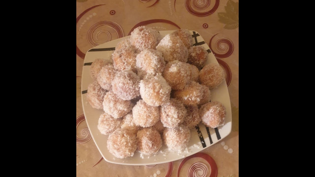 Boule de noix de coco ( Gâteau Richbond ) marocain - YouTube
