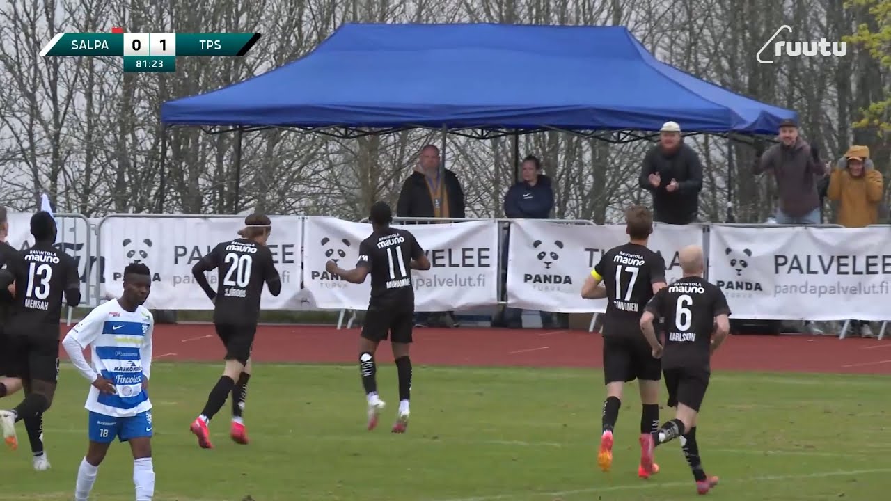 Kooste: SalPa–TPS 0–1 | Ykkösliiga | 12.5.2024 - YouTube