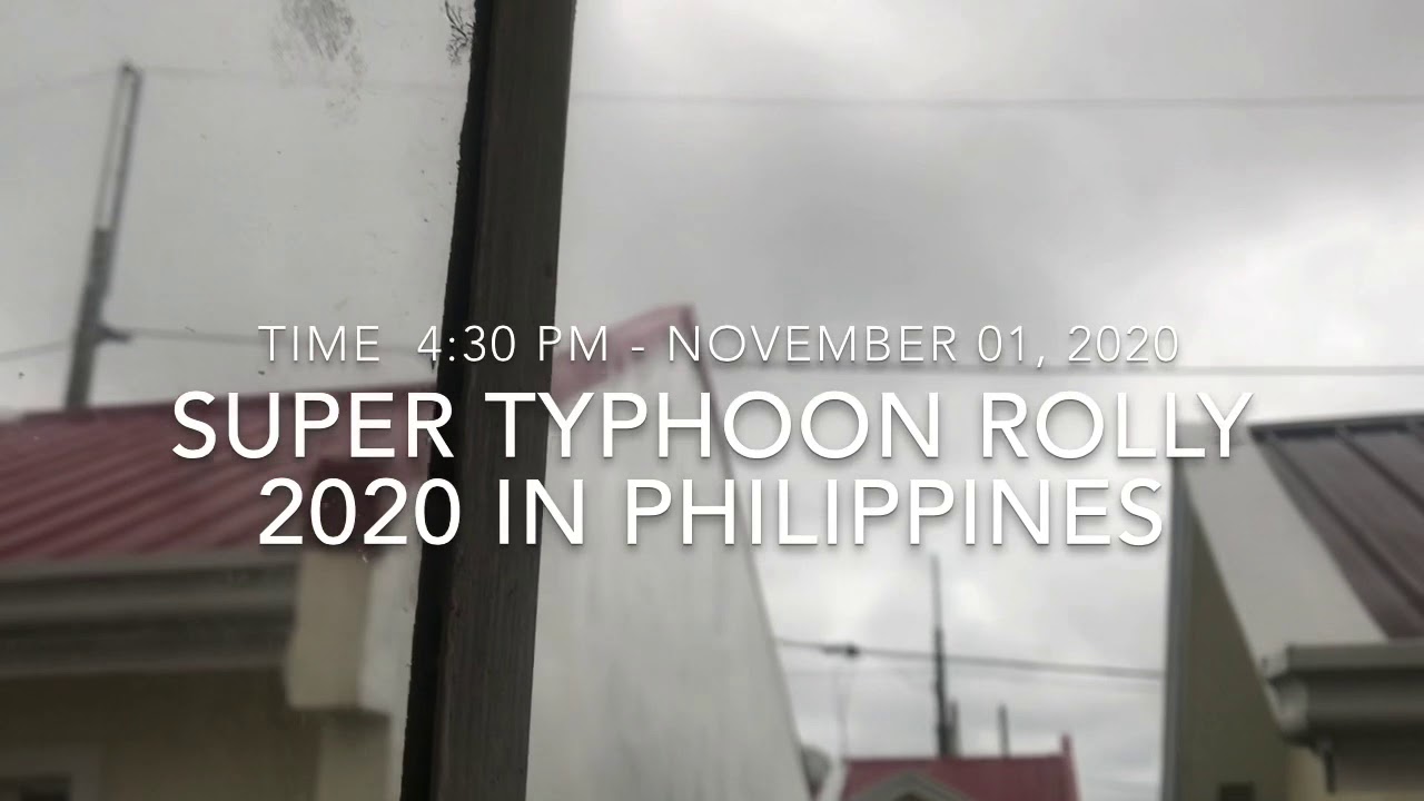 Super Typhoon Rolly (Goni) update Philippines - YouTube