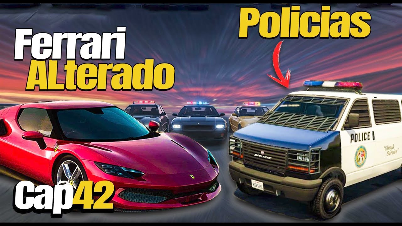 Rdjavi: Utilizo Mi Ferrari Alterado Para Escapar De La Policia En GTA ...