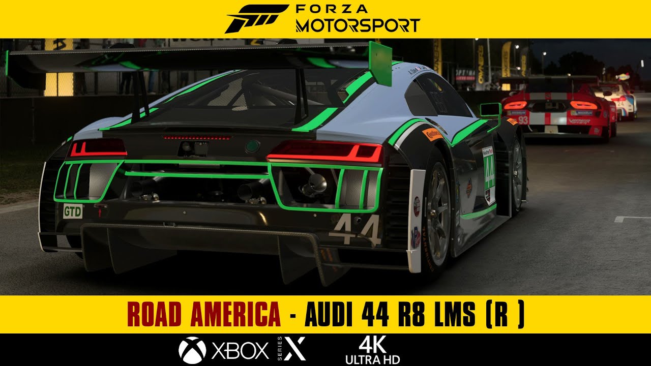 Forza Motorsport | Road America | Audi #44 R8 LMS | Xbox Series X - YouTube