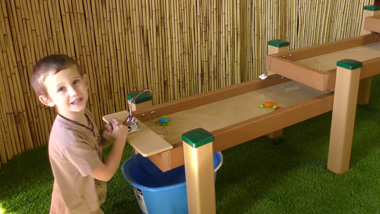 Kids' Station Outdoor Trough - YouTube