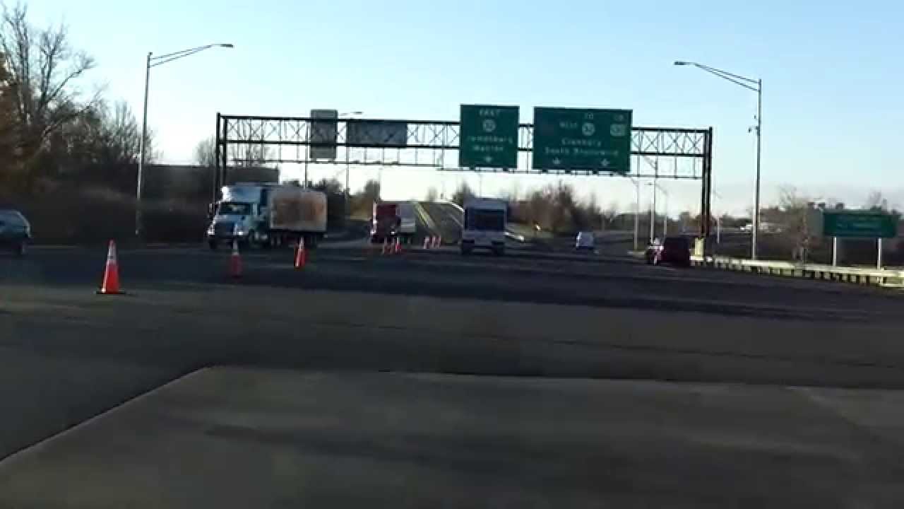 New Jersey Turnpike (Exit 8A) inbound - YouTube