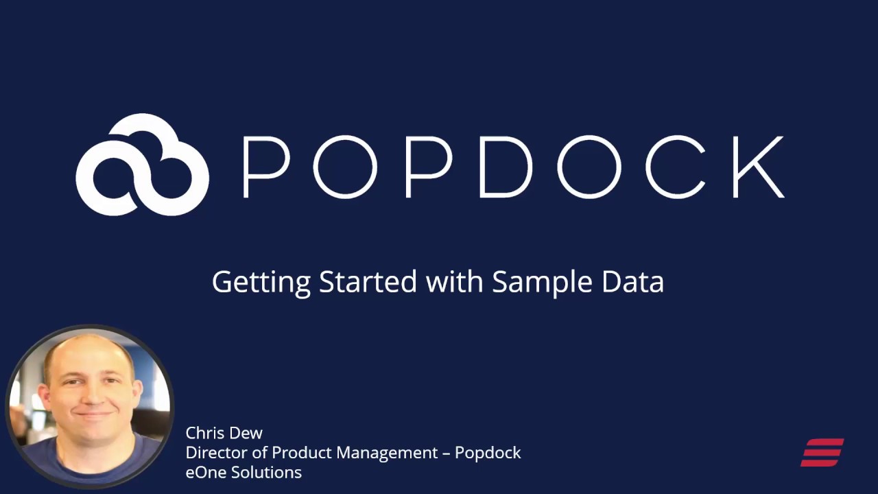 Sample Data with Popdock - YouTube