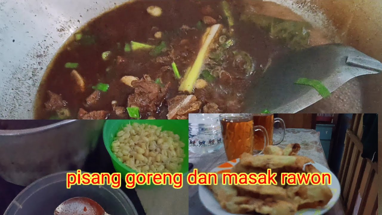 sarapan kesukaan pak sum dan masak rawon. - YouTube
