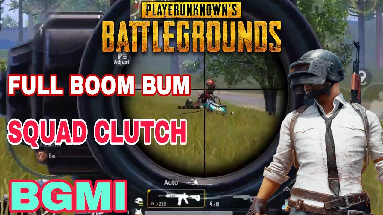 🛑 BGMI GAME PLAY :- full boom bum squad clutch amazing game play - YouTube