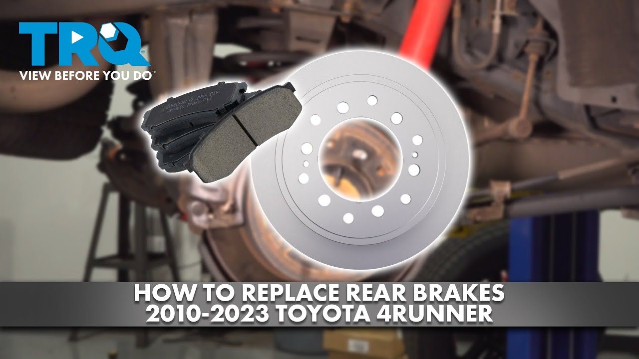 How to Replace Rear Brakes 2010-2023 Toyota 4Runner - YouTube