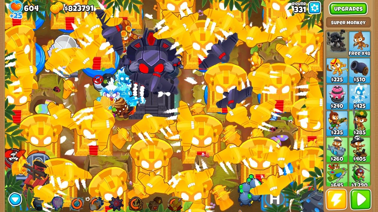 Playing a monkey balloon popping game - YouTube