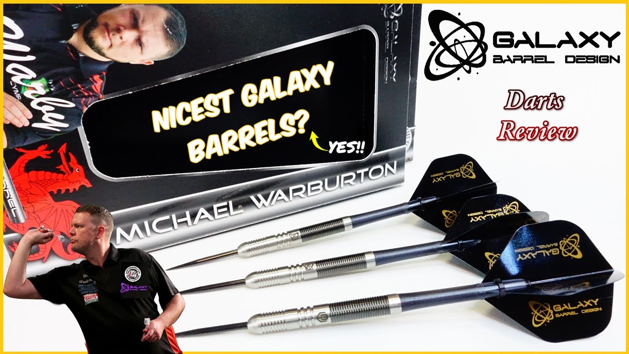 Galaxy Barrel Design MICHAEL WARBURTON Darts Review - YouTube