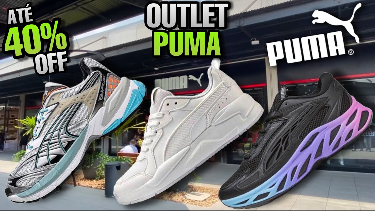 OUTLET PUMA GRANDE SP - Tênis e Roupas Tops - Originais e Baratos ...